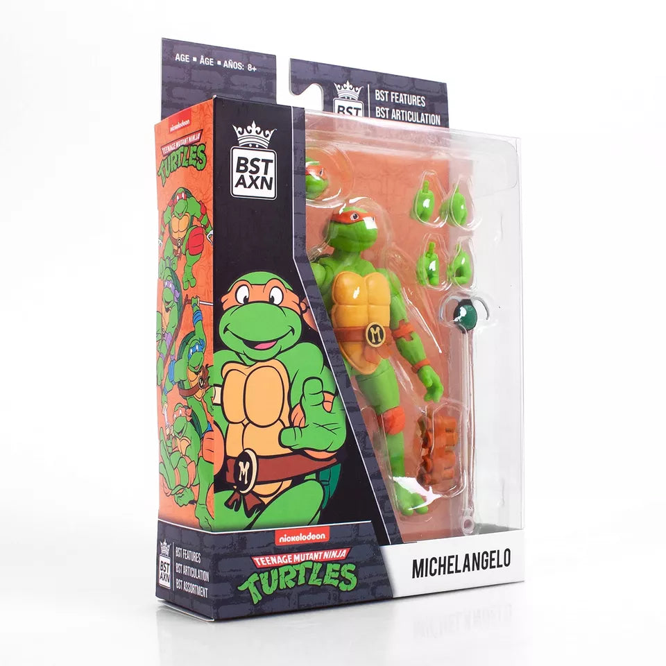 Teenage Mutant Ninja Turtles Michelangelo BST AXN 5-inch Action Figure ...